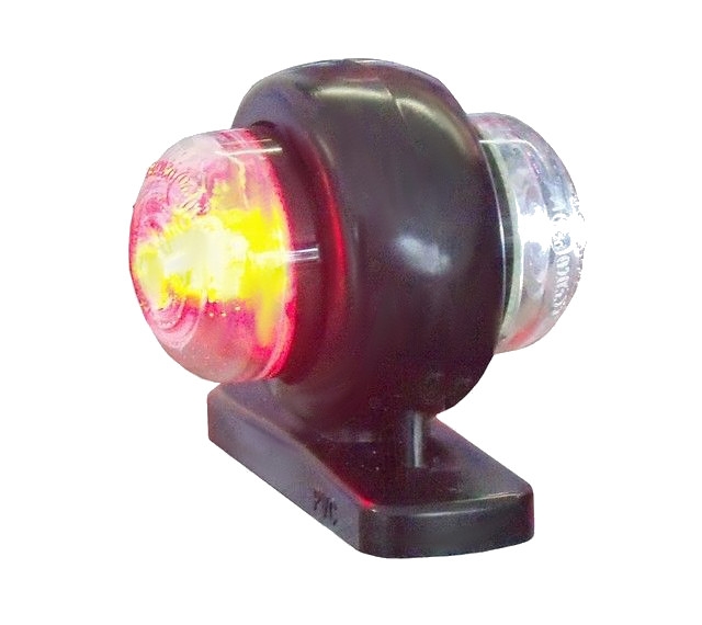 Een led breedtelamp 12/24V kort rood/wit nodig?