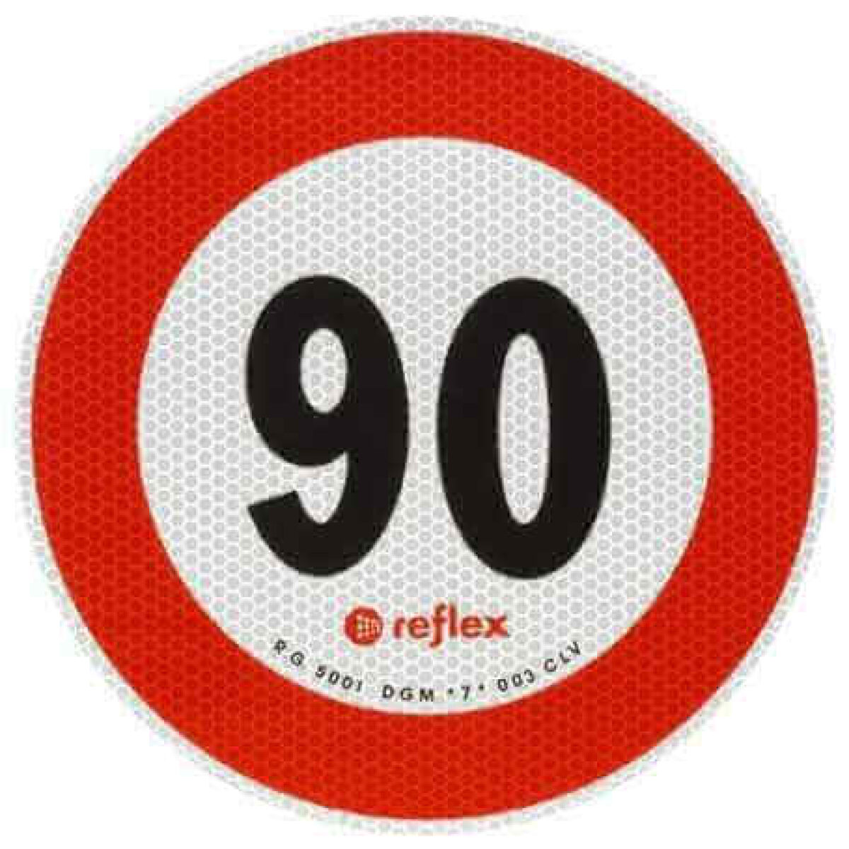 Een sticker 90km max. snelheid nodig?