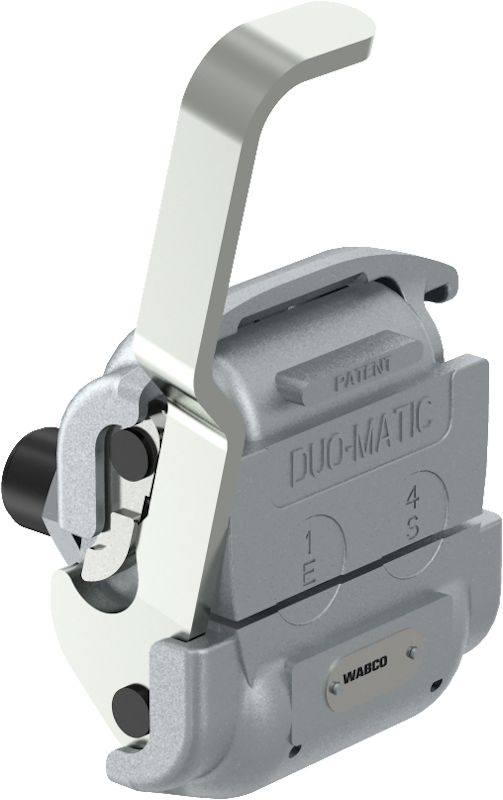 Een Duo-Matic koppelstuk oplegger open nodig?