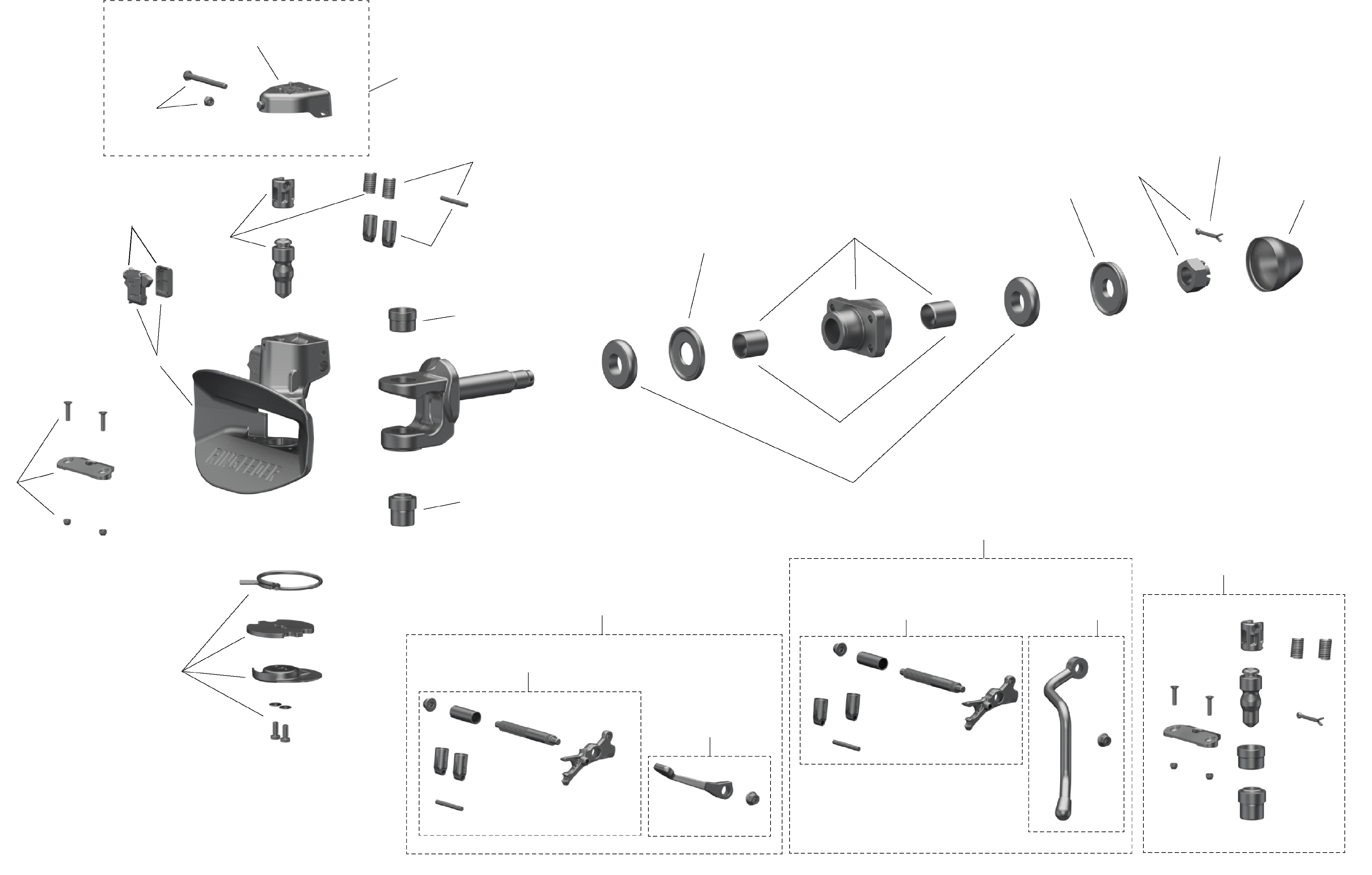 aanhangwagenkoppeling Ringfeder 40mm - Truckonderdelenshop.nl