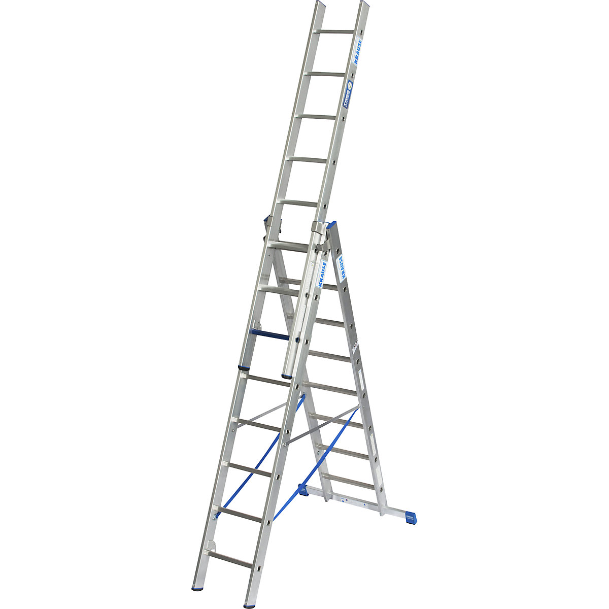 ladder 3 delig 2300/3600/5800mm aluminium - Truckonderdelenshop.nl