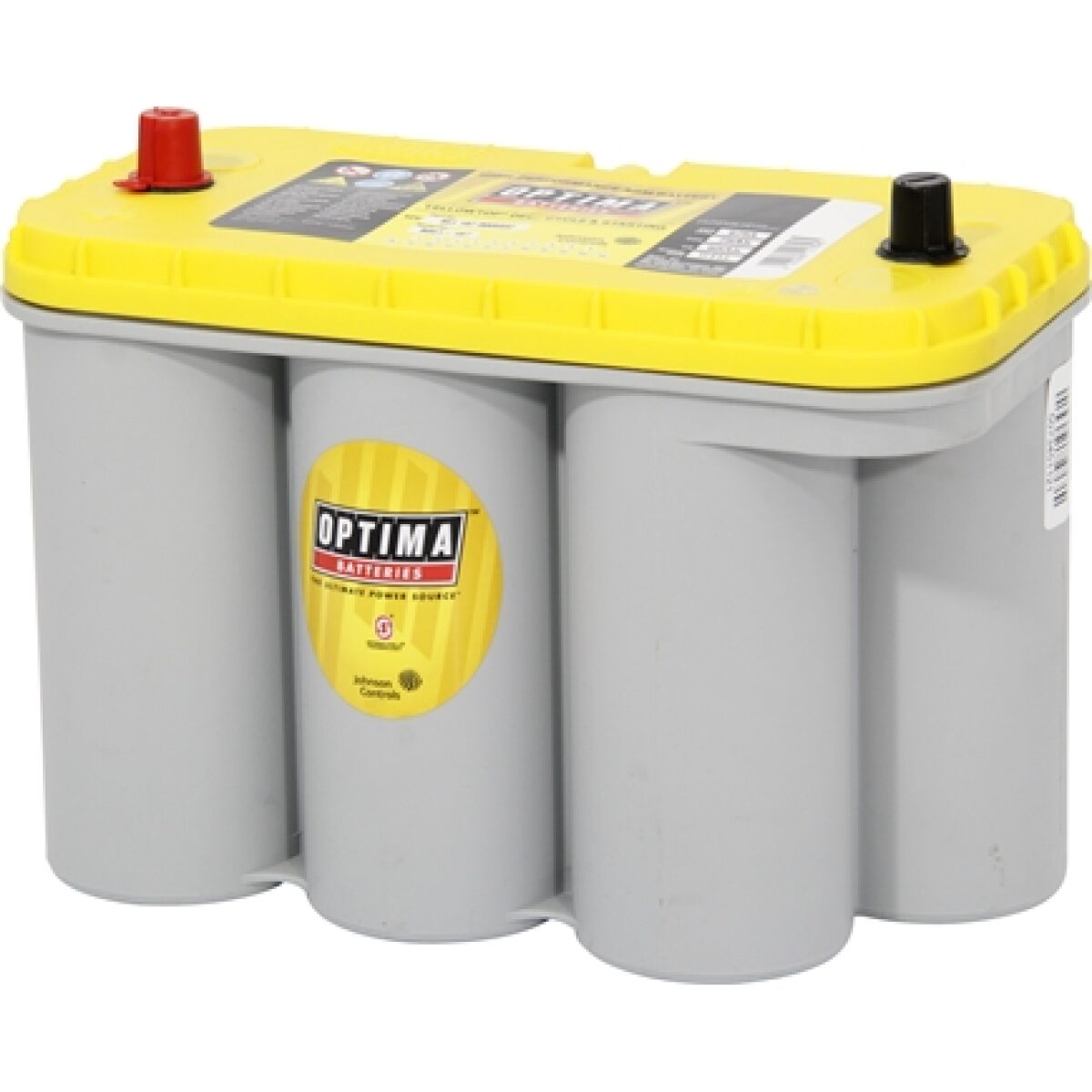 Accu 12V 75Ah Optima geel - Truckonderdelenshop.nl