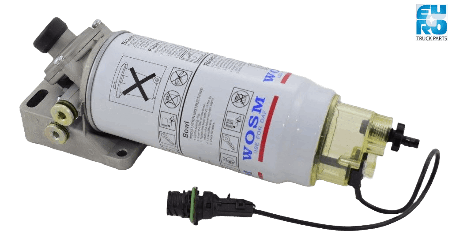 Waterseperator DAF compleet met filterhuis - Truckonderdelenshop.nl